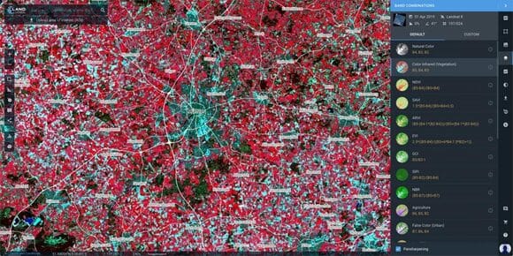 Landsat 8 Bands: Combination For Different Imageries