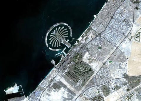 Satellite Image Of Dubai, UAE From Sentinel 2 - EOS Gallery