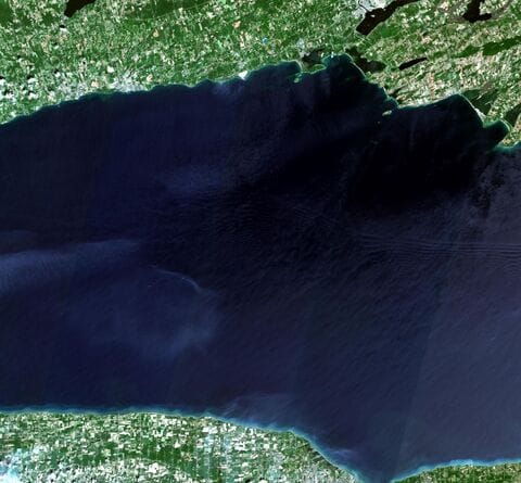 Satellite Image Of Lake Ontario From Sentinel 2 - EOS Gallery