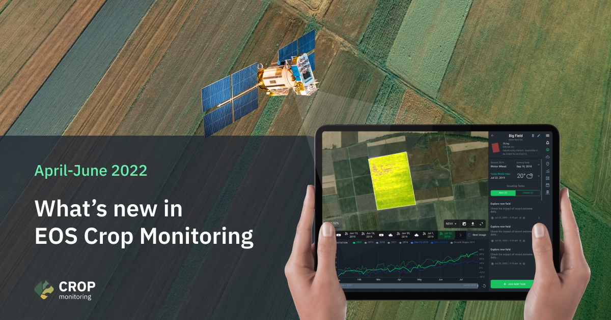 More Crops, Reports, Upgraded Maps: New In EOSDA Crop Monitoring