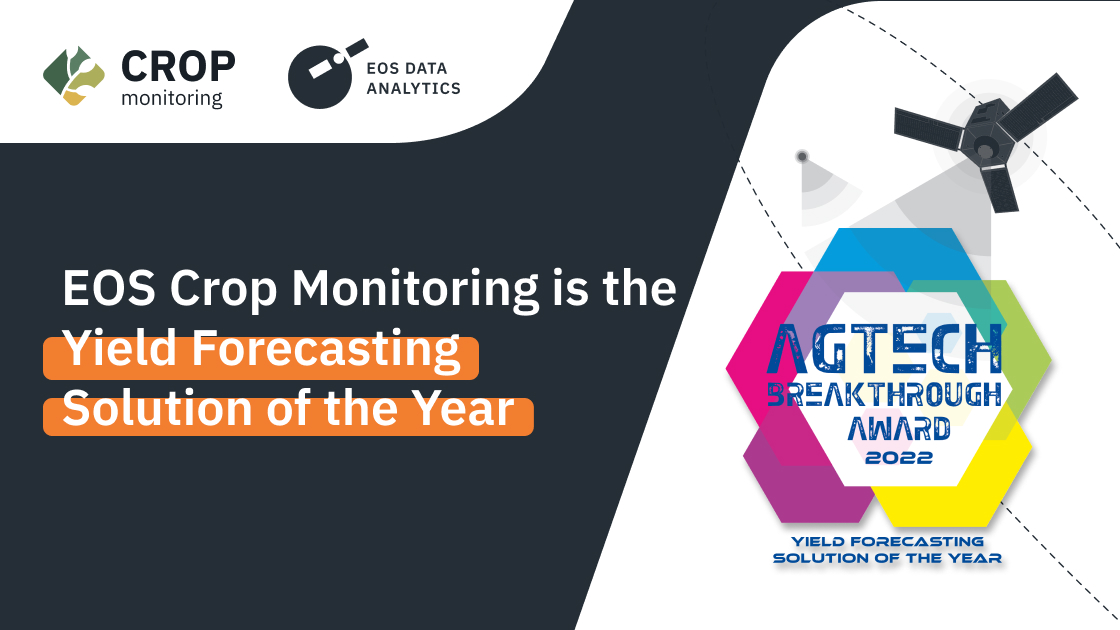 The EOSDA Crop Monitoring Platform Receives An Award
