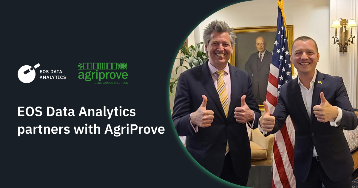 EOS Data Analytics And AgriProve Have Signed A Partnership Deal