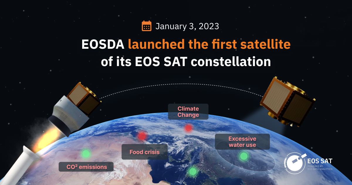 EOSDA Launched Its First Agri-Oriented Satellite On January 3