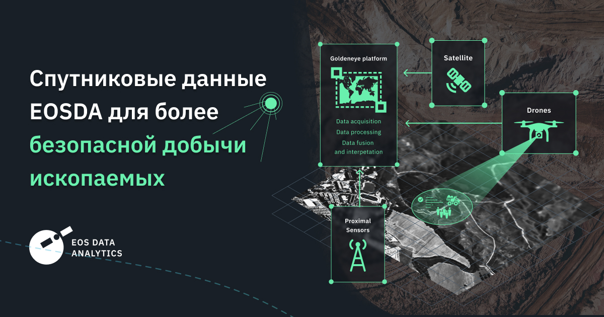 Спутниковые данные EOSDA для более безопасной добычи ископаемых