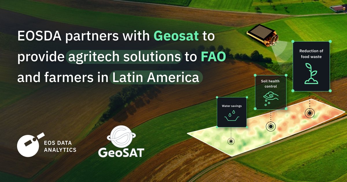 EOS Data Analytics Partners With Colombia-Based Geosat