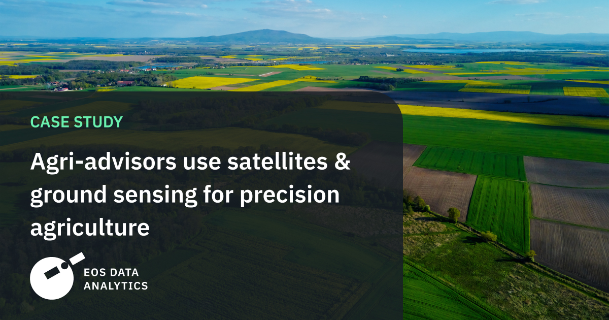 Agri-Advisors Use Satellites & Ground Sensing For Precision Agriculture