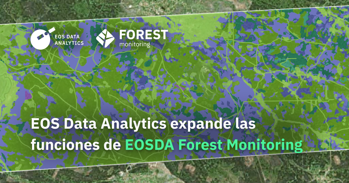EOSDA Forest Monitoring: Ahora Personalizable Y Con Más Funciones