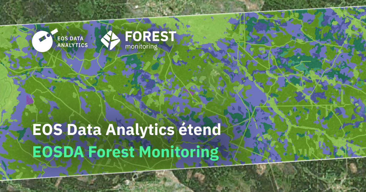 EOSDA Forest Monitoring: Nouvelles fonctions personnalisées