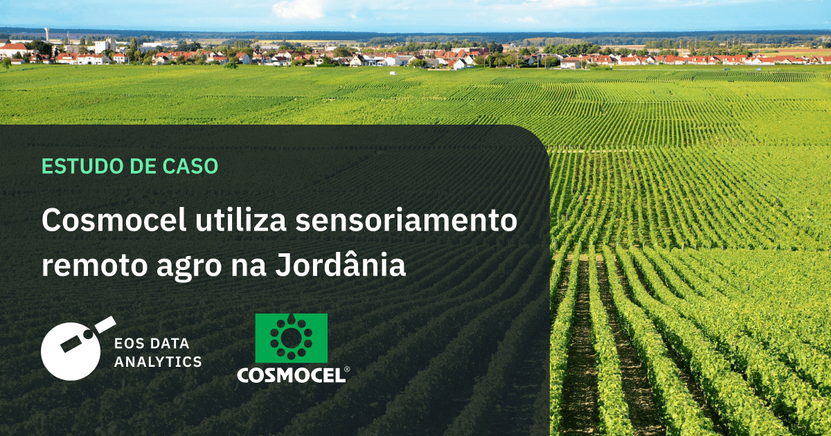 Cosmocel Utiliza Sensoriamento Remoto Agro Na Jordânia