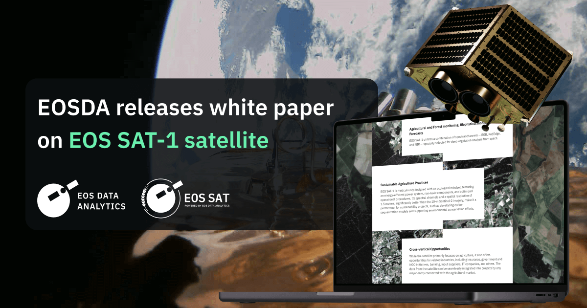 EOS SAT-1 White Paper Released By EOS Data Analytics