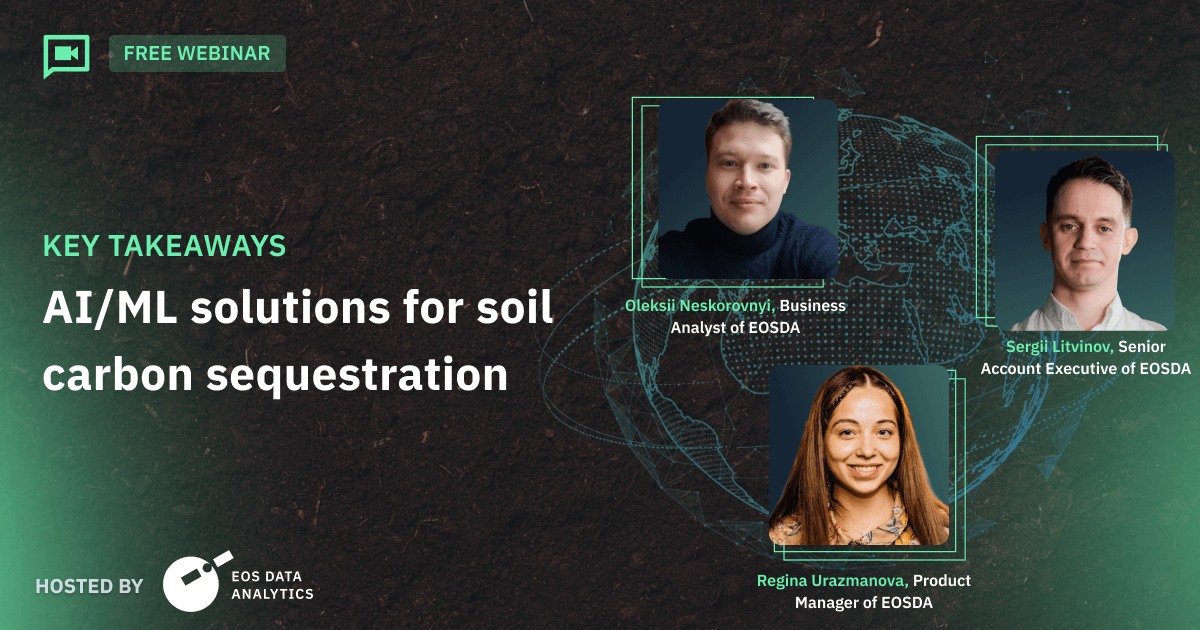 Webinar On AI/ML Solutions For Soil Carbon Sequestration