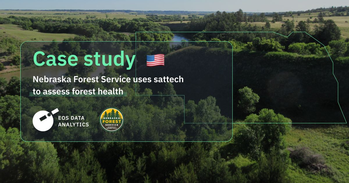 Nebraska Forest Service Uses Sattech To Assess Forest Health