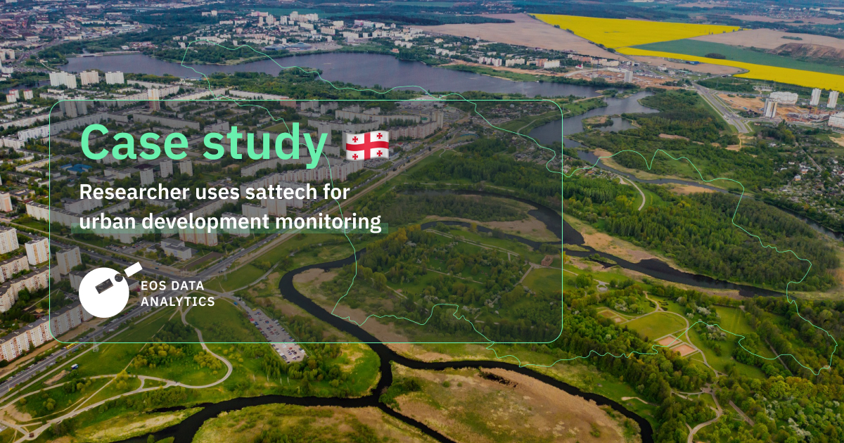 Researcher Uses Sattech For Urban Development Monitoring
