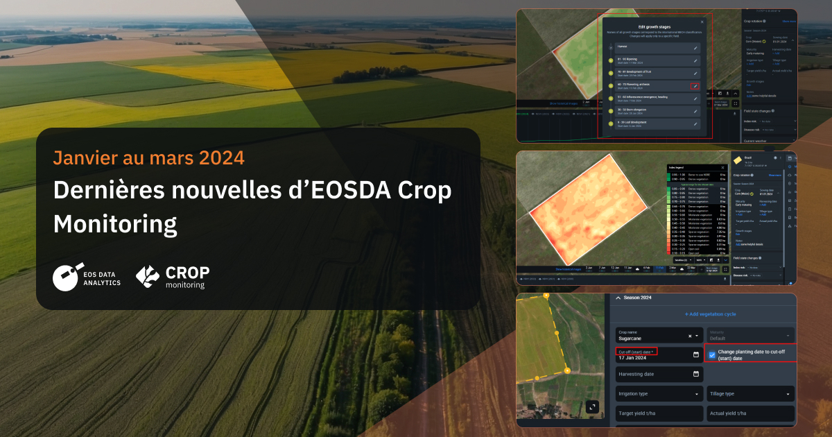 Estimation Du Rendement: Nouveautés D’EOSDA Crop Monitoring